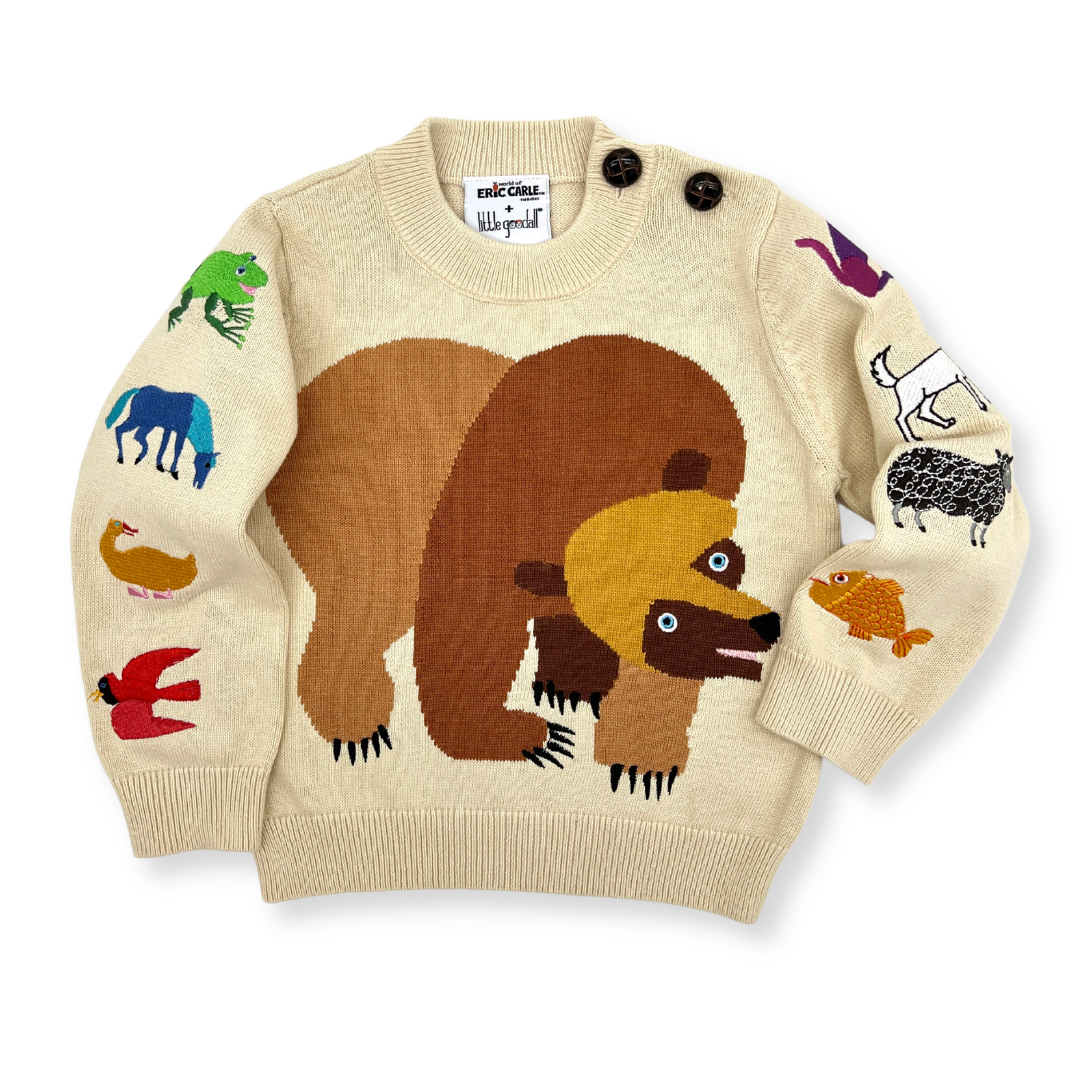 Kids Brown Bear Sweater – Little Goodall